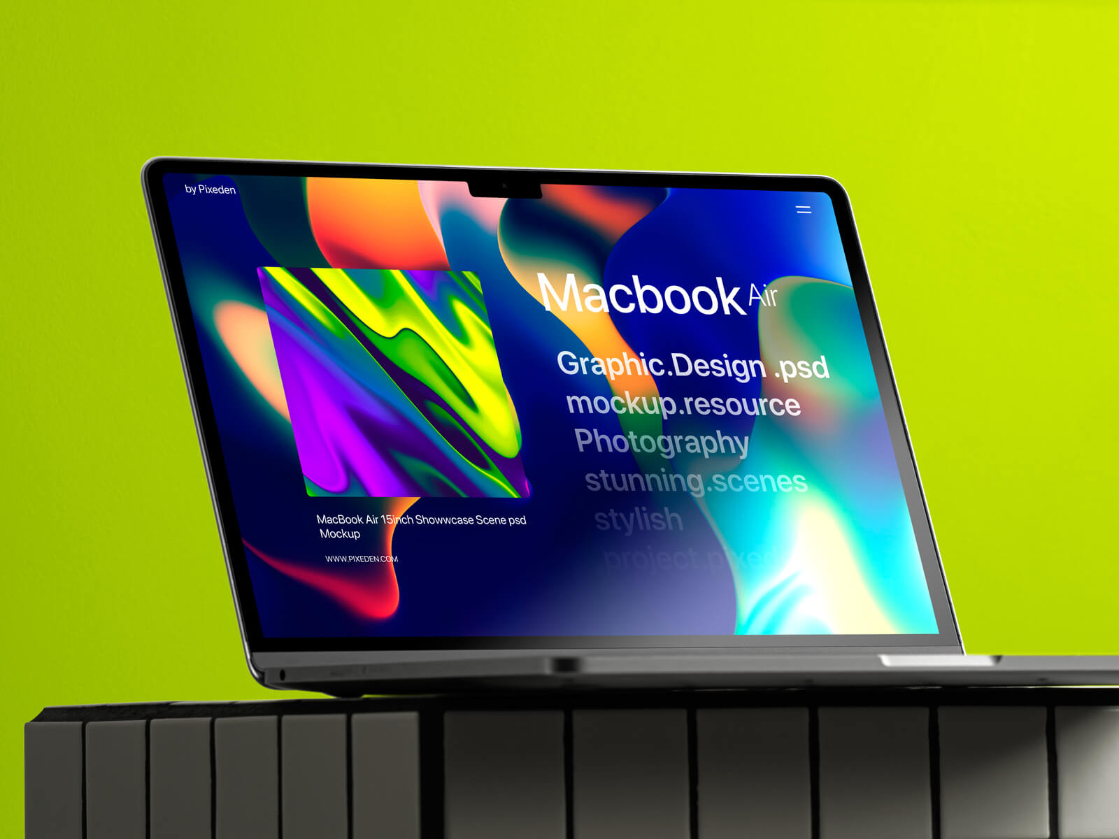 M5 MacBook Pro Website-Modell | Kostenlose PSD-Vorlagen