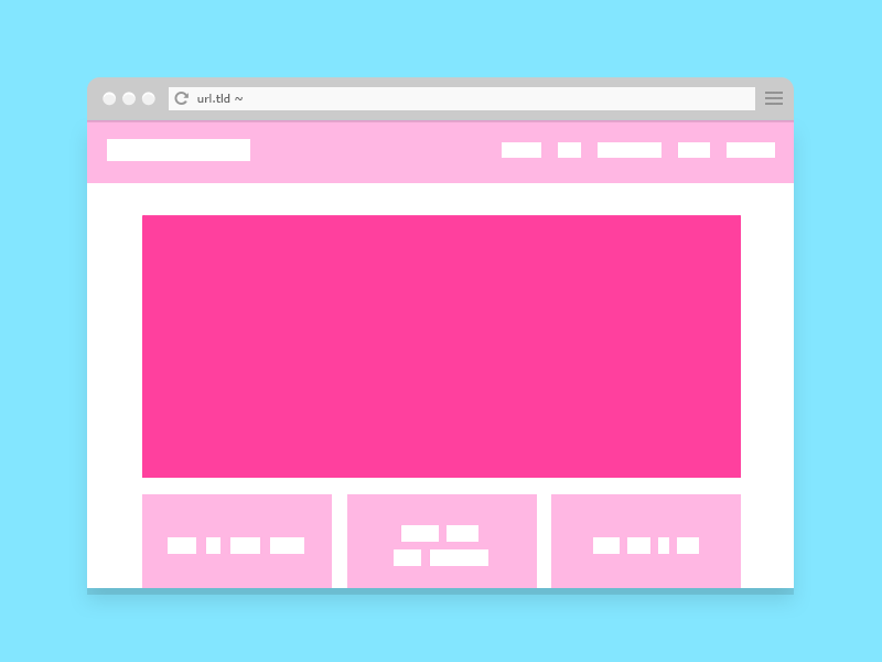 Minimal Browser Animation | Free PSD Templates