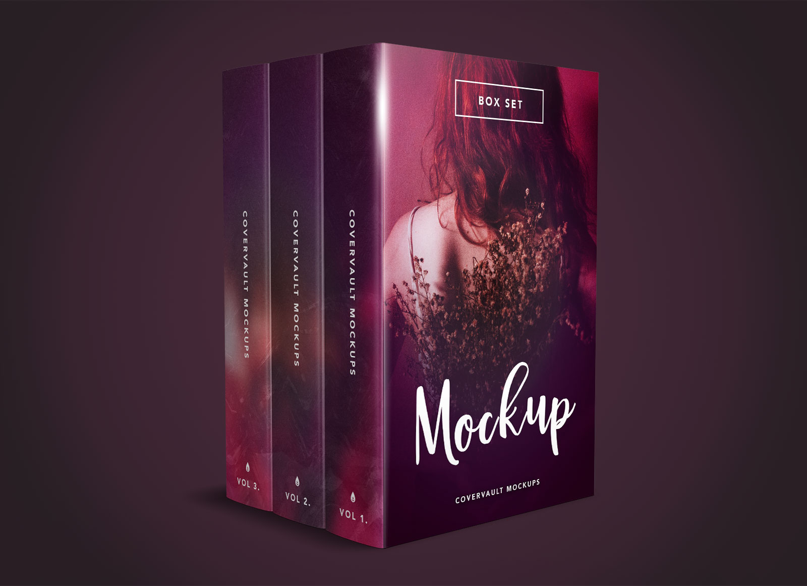 3 Books Set PSD Mockup Template | Free PSD Templates