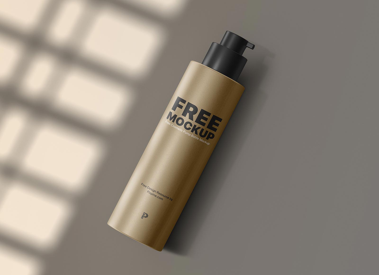 Cosmetic Hair Mousse Spray Bottle Mockup | Free PSD Templates