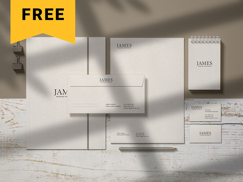 Branding and Visual Identity Mockup | Free PSD Templates