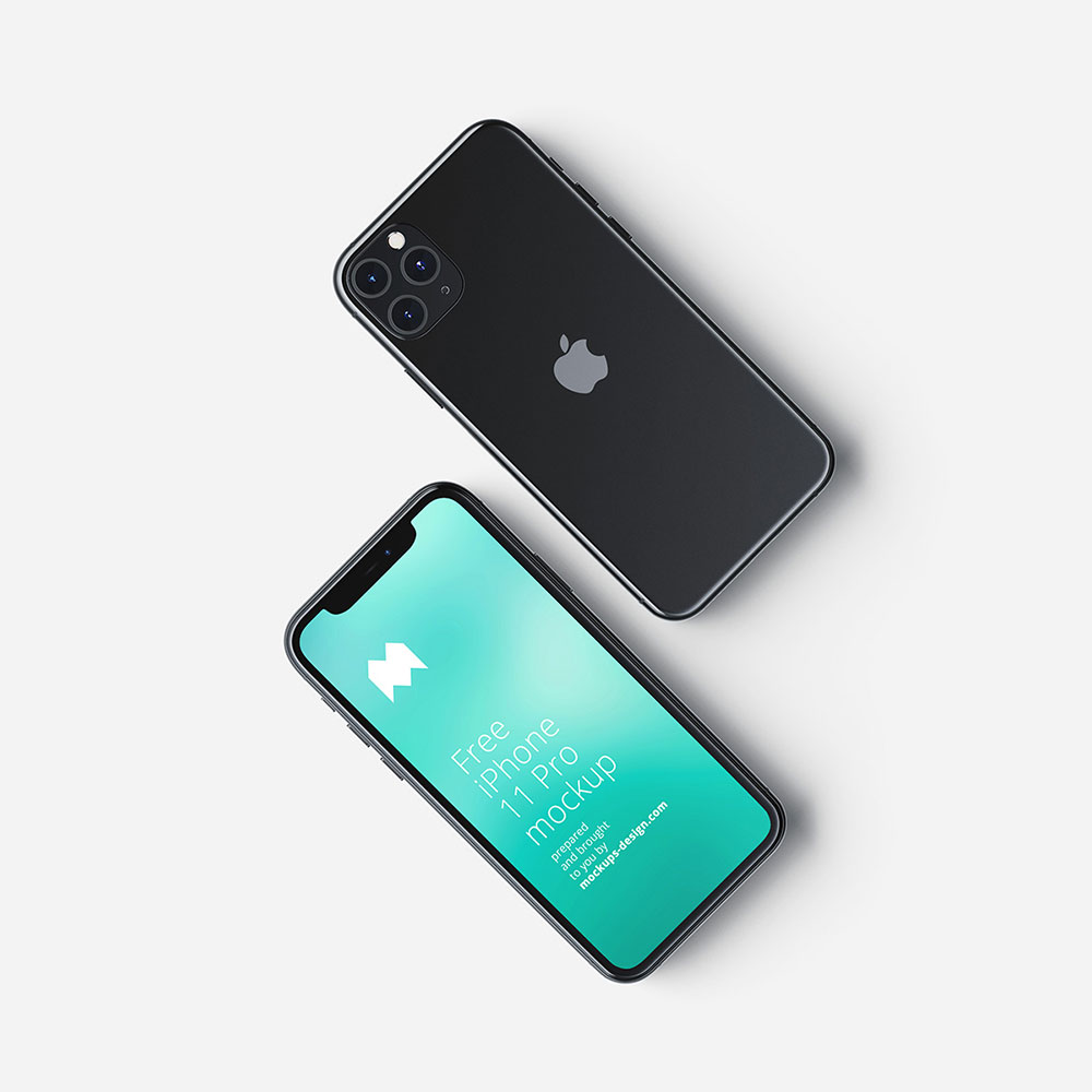 Free iPhone 11 Pro mockup | Free PSD Templates