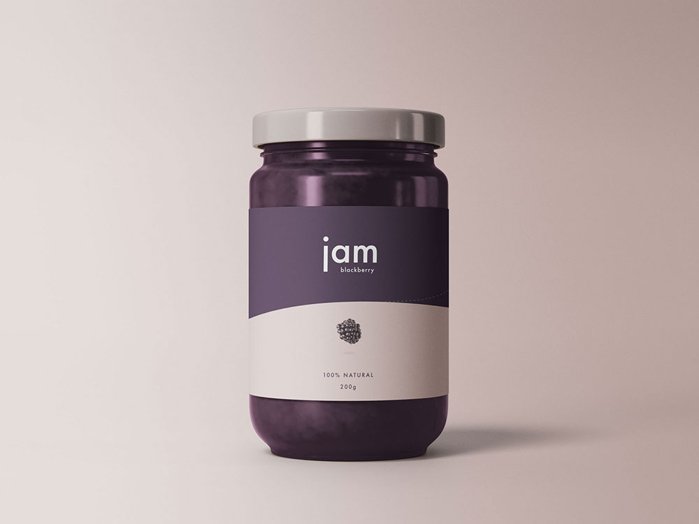 Free Jam Jar Mockup PSD | Free PSD Templates
