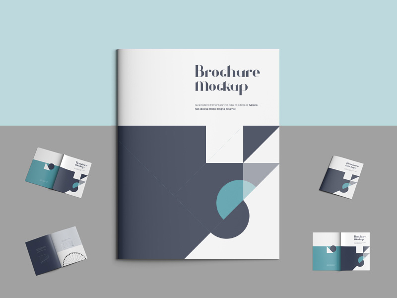 Folleto de Carta Mockup | Plantillas PSD gratuitas